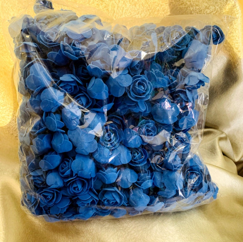 Foam Mini Roses Flower for Crafts Decoration Hair Tiaras - Etsy
