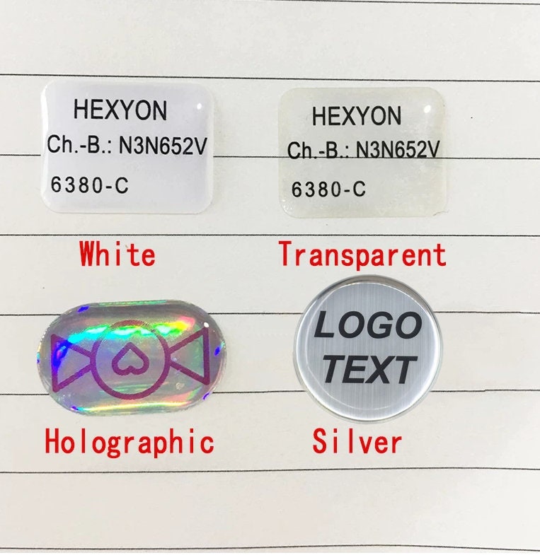 100 Custom Round Epoxy Stickers Domed Stickers Personalized - Etsy