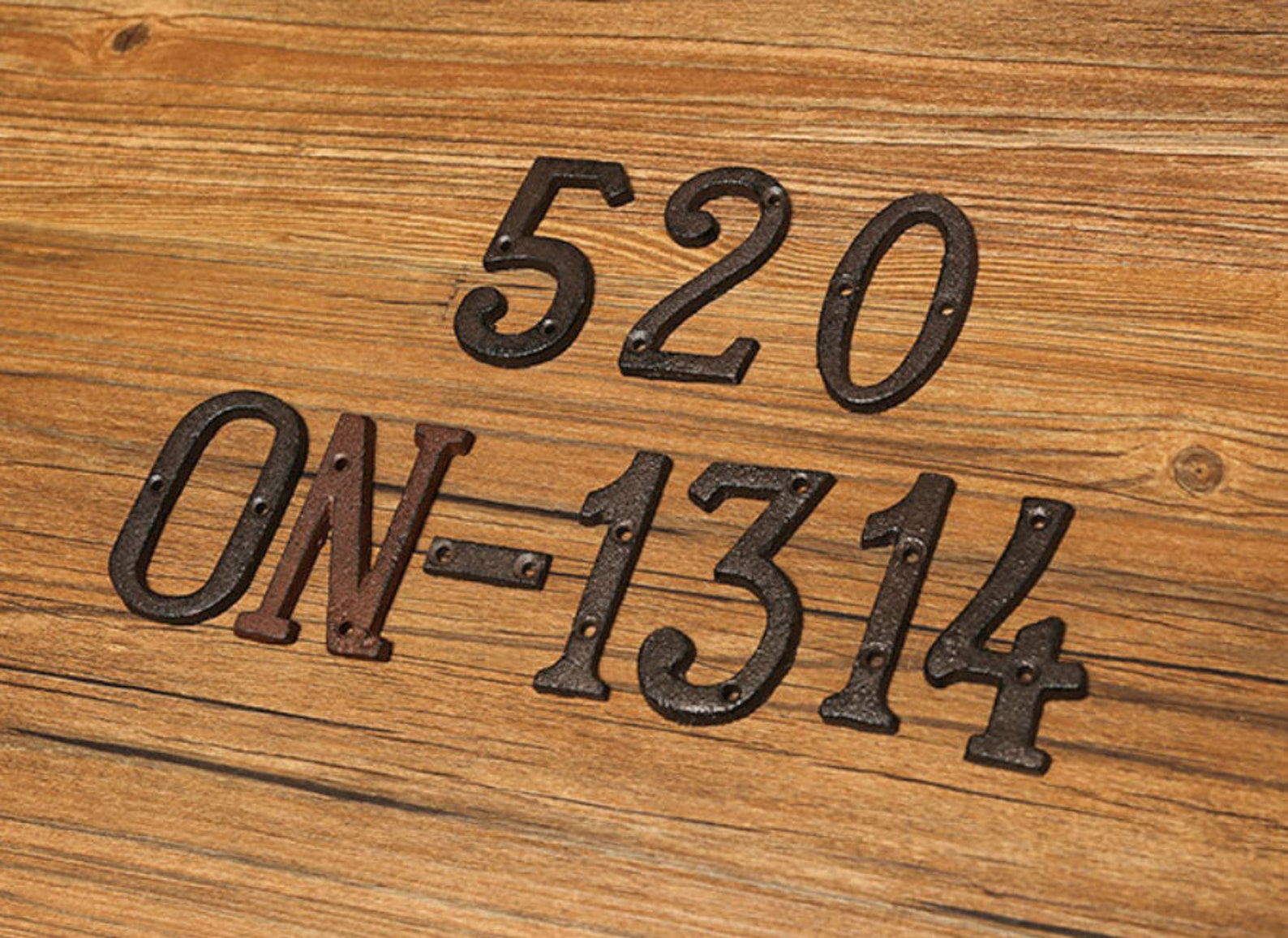 Black Metal Letters Modern House Numbers Metal Numbers - Etsy