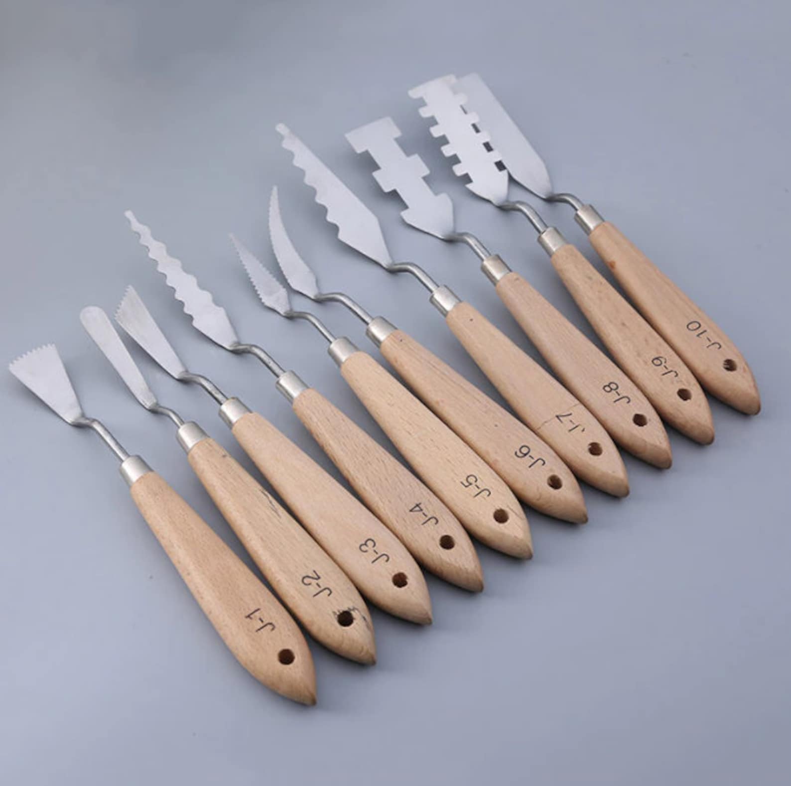 Oil Painting Palette Knife Set Canvas Painting Artist Knives - Etsy