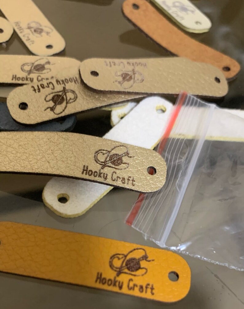 30 Custom Labels With Rivet Knitting Beanie Tags - Etsy