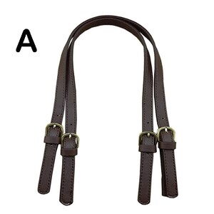 Leather Bag Handles With Buckle - Handbag Handles - Punch Hole Ready ...