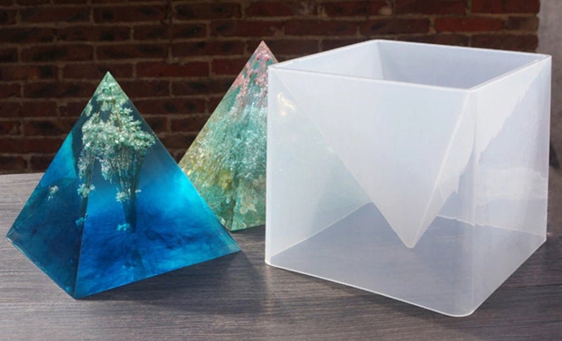 Large Pyramid Mold for Resin Silicone Orgone Pyramid Mold - Etsy