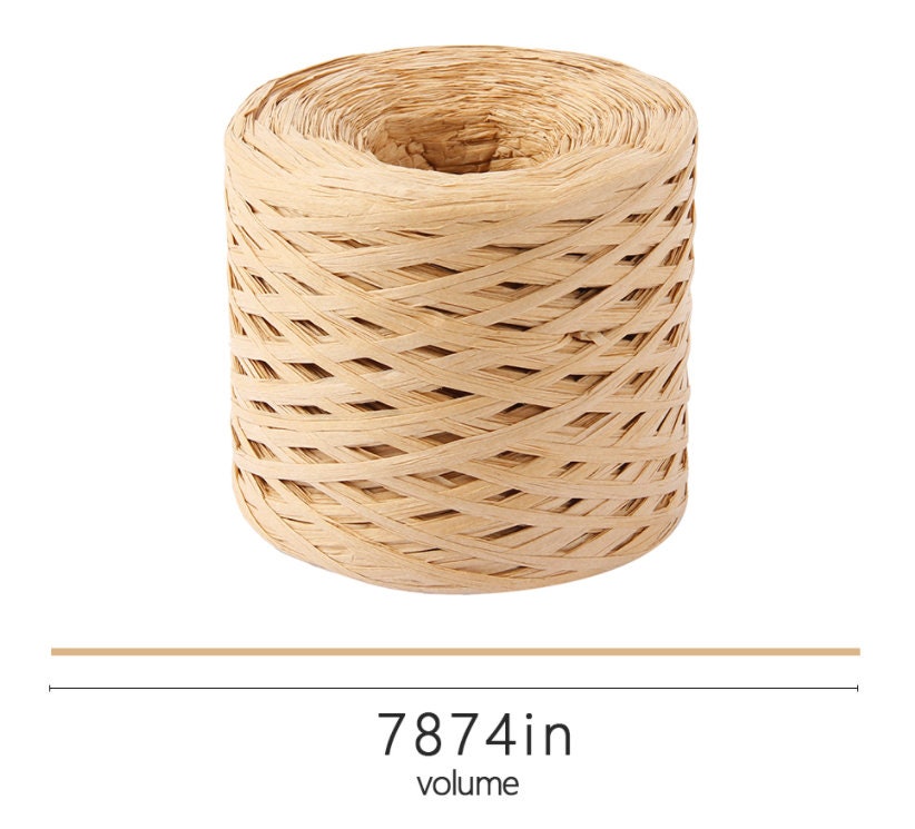 Kraft Raffia Degradable Paper Ribbon Gift Ribbon Eco | Etsy