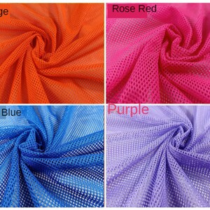 Mesh Fabric, Solid Color Mesh Fabric, Fabric by the Meter Yard, Fabric ...