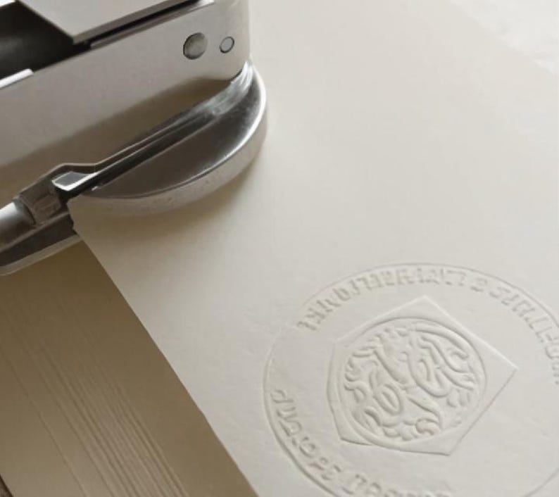 Custom Logo Embosser - Embossing Stamp - Personalized Book Embosser ...