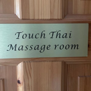 Custom Gold Sign - Personalized Gold Door Sign - Custom Made Signs for ...