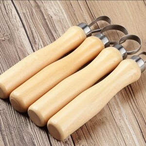 10 Pcs Wood Loop Tools for Pottery - Ceramics Clay Trimming Tools With ...
