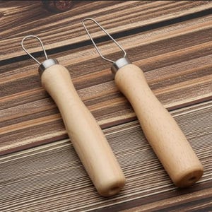 10 Pcs Wood Loop Tools for Pottery - Ceramics Clay Trimming Tools With ...
