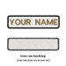 Personalized Name Patch Custom Embroidered Rectangle Name Patch Sew on ...