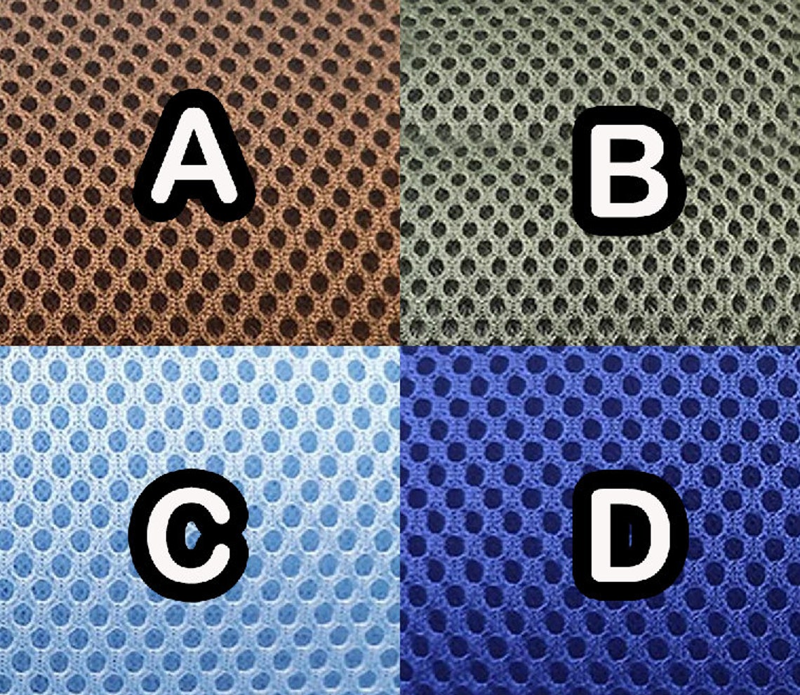 3 Layer Mesh Fabric, Solid Color 3D Mesh Fabric, Fabric by the Meter ...