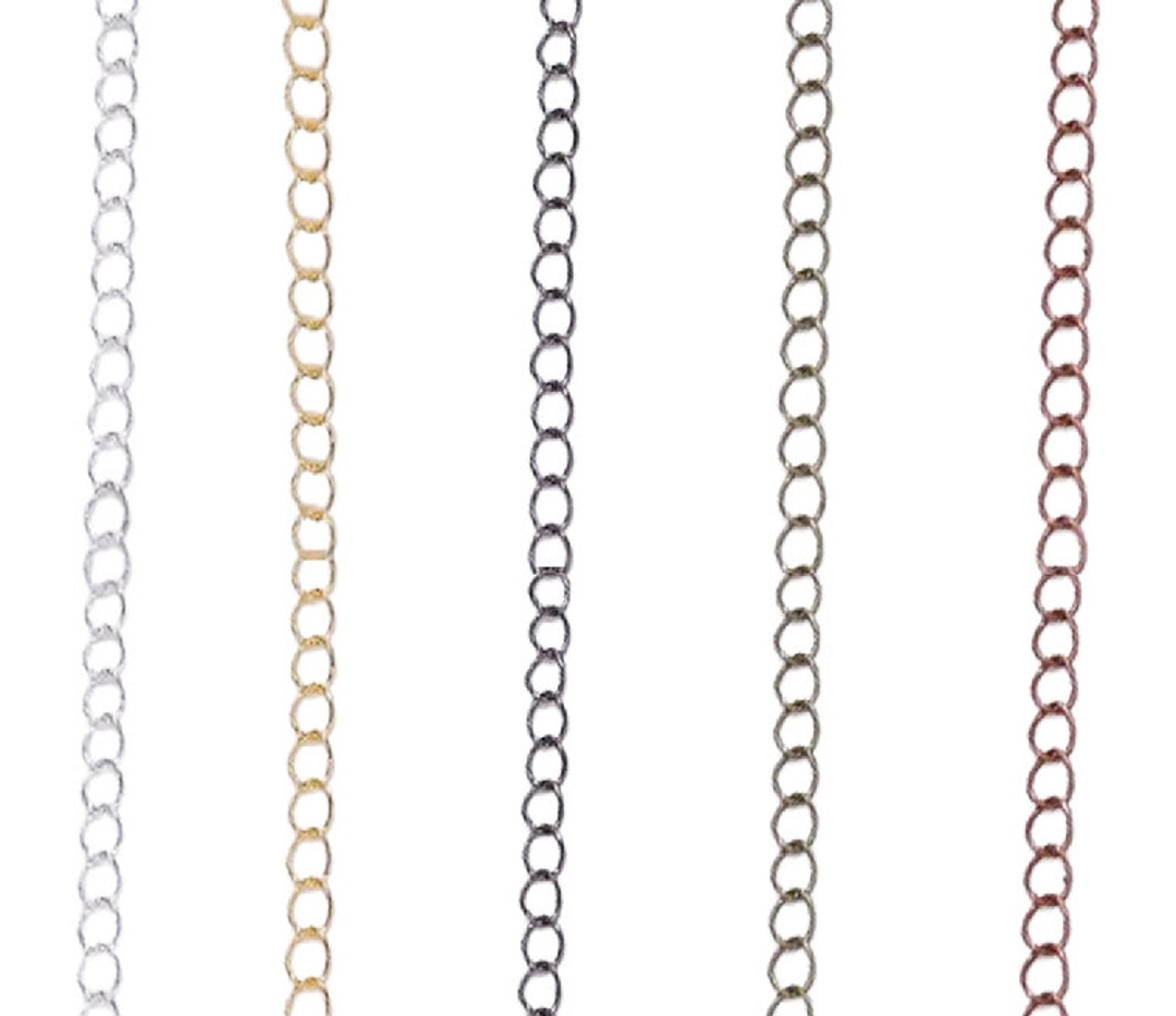 Chain for Jewelry Making, Gold Silver Black Chains Findings, Body ...