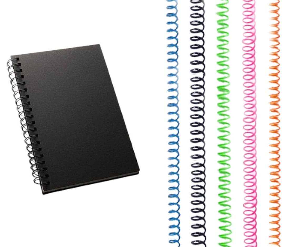10 Pcs Spiral Coil - Coil Binding - Spiral Binding Coil - Notebook Coil ...