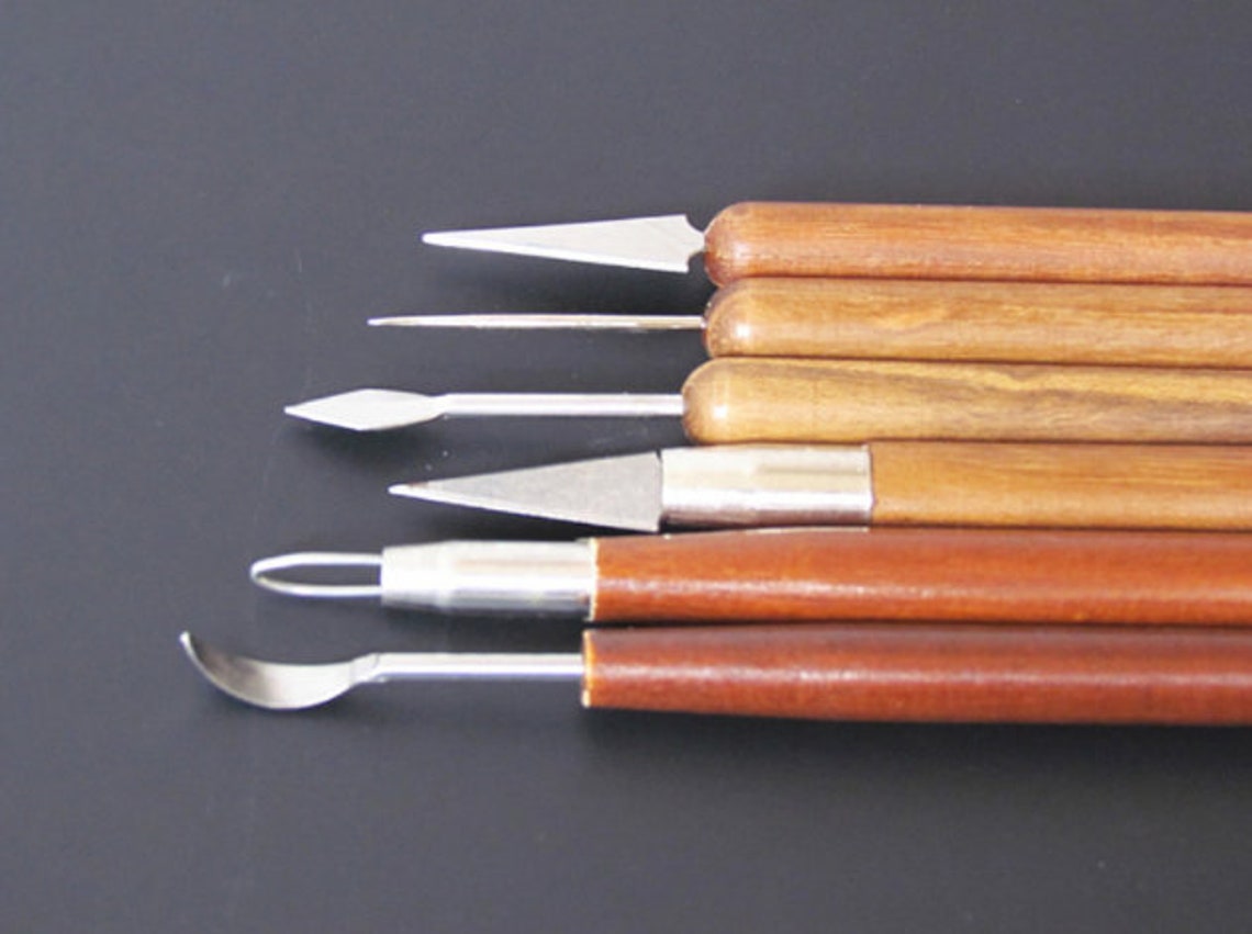 6 Pcs Double-ended Sculpting and Shaping Tools for Pottery - Etsy