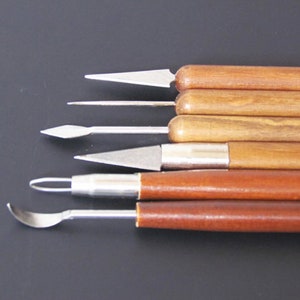 6 Pcs Double-ended Sculpting and Shaping Tools for Pottery, Ceramics ...