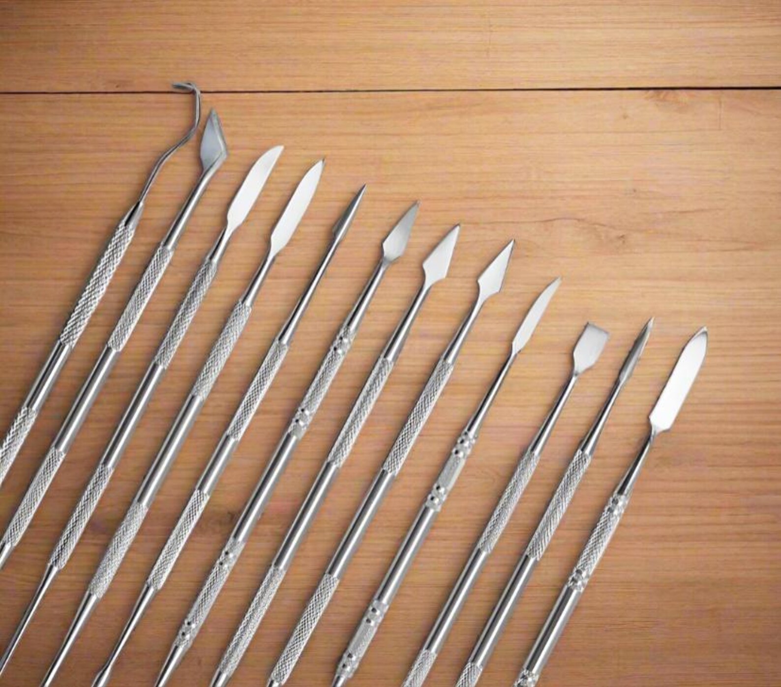 Clay Carving Tool - Wax Sculpting Ceramics - 12 Spatulas Carvers - Soap ...