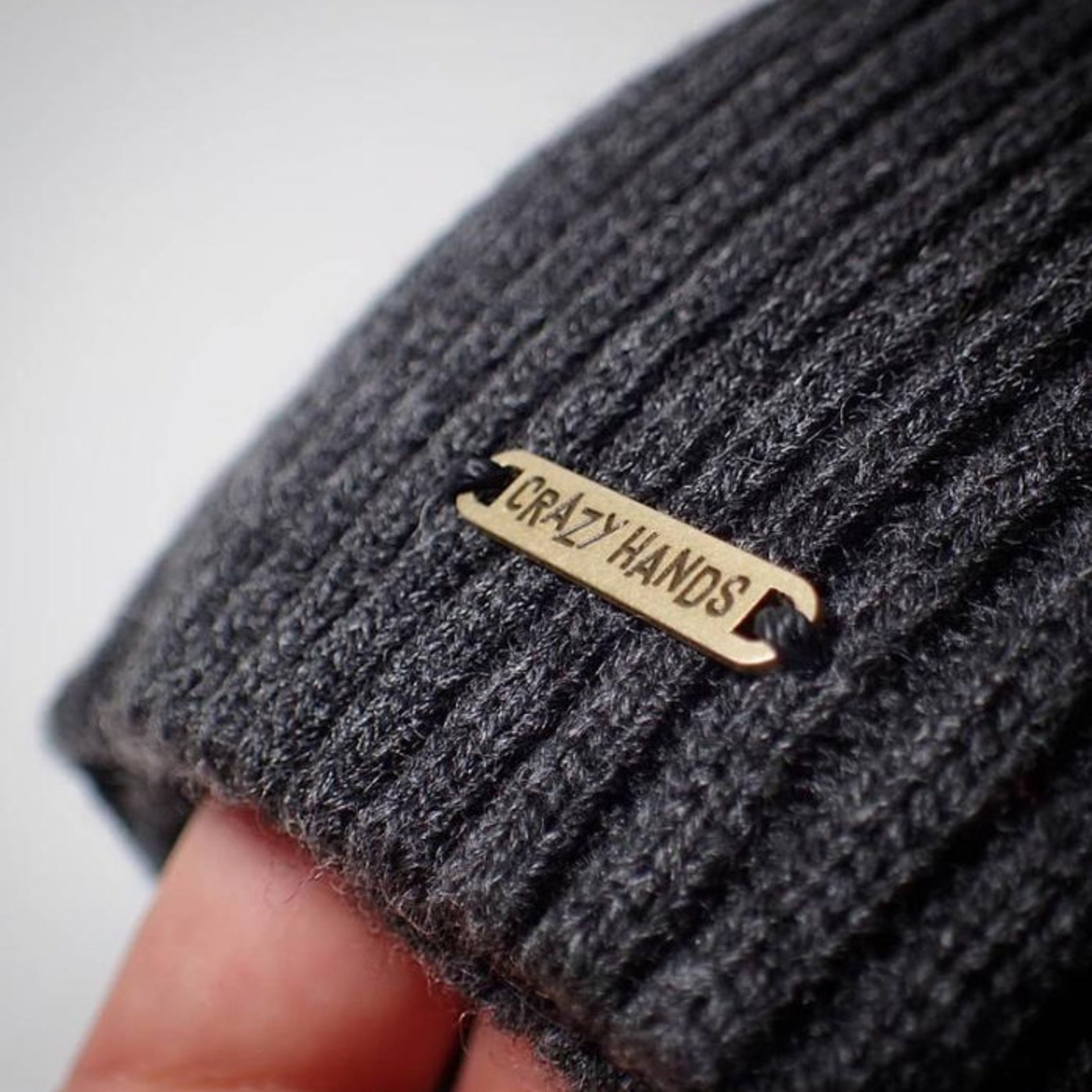 Custom Clothing Metal Tag Personalized Laser Engraved Tag | Etsy