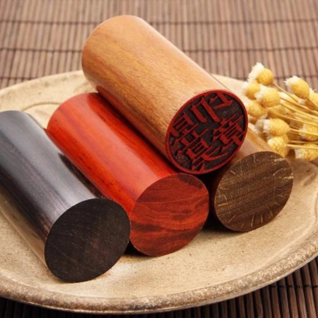 Custom Round Japanese Name Stamp - Japanese Hanko Chop - Chinese Name ...