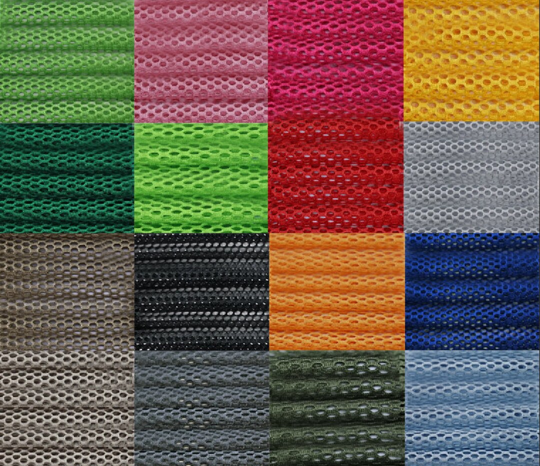 Mesh Fabric, Solid Color Mesh Fabric, Fabric by the Meter by the Yard ...