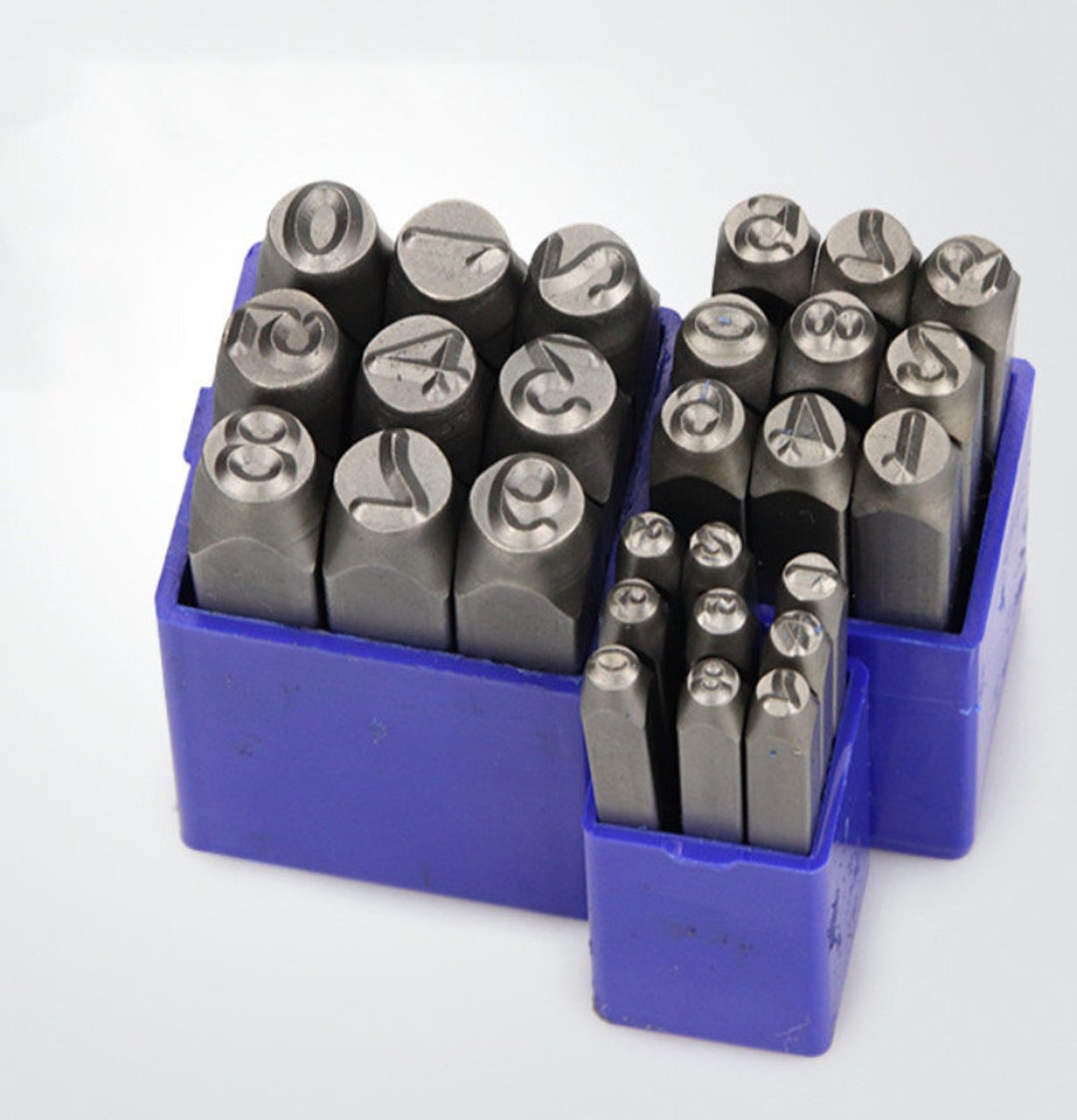 Metal Number Stamp Set - Metal Stamping and Jewelry Tool - Metal Stamp ...