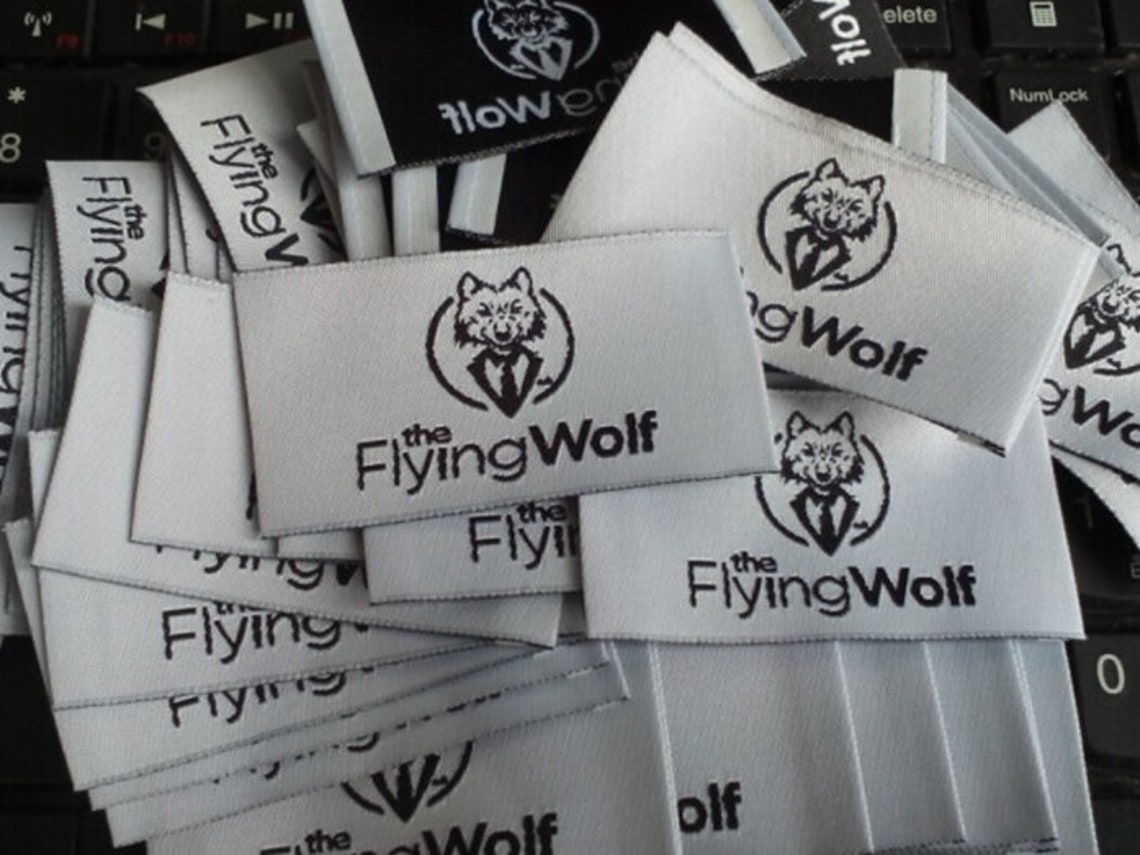 1000 Custom Clothing Labels Cream Beige Fabric Sew in Sew on - Etsy