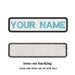 Personalized Name Patch Custom Embroidered Rectangle Name Patch Sew on ...