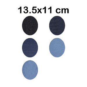 Dark Blue, Light Blue or Black Denim Stretch Jean Patches Super Strong ...