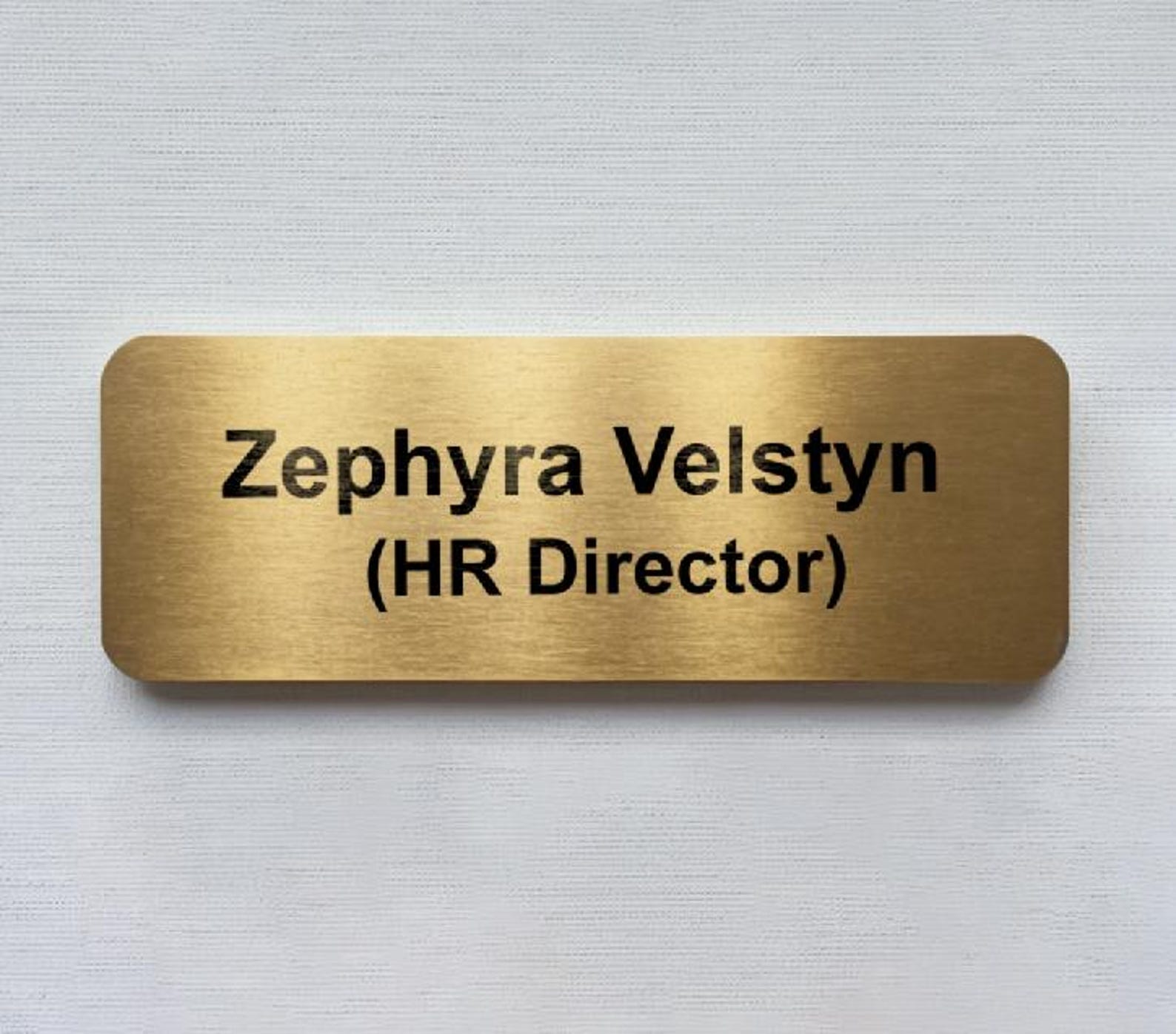 Custom Gold Sign - Personalized Gold Door Sign - Custom Made Signs for ...