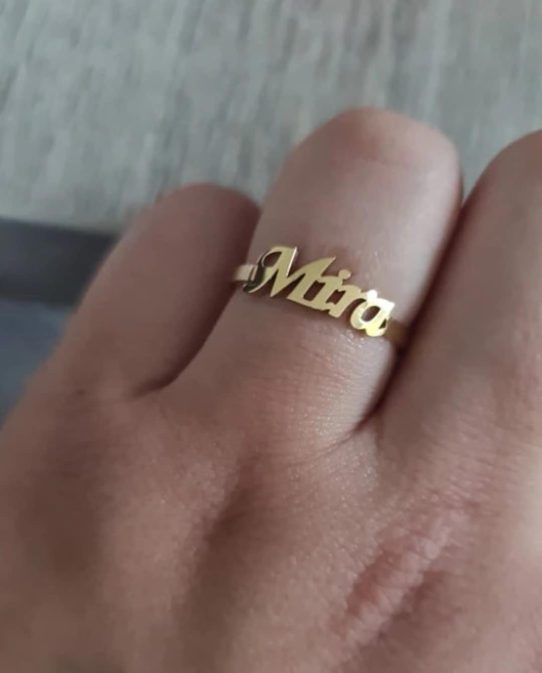 Custom Ring Personalized Ring Customized Name Ring for Women Gift for ...