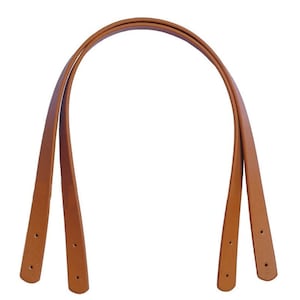 Leather Bag Handles With Rivet - Punch Hole Ready Handbag Handles - PU ...
