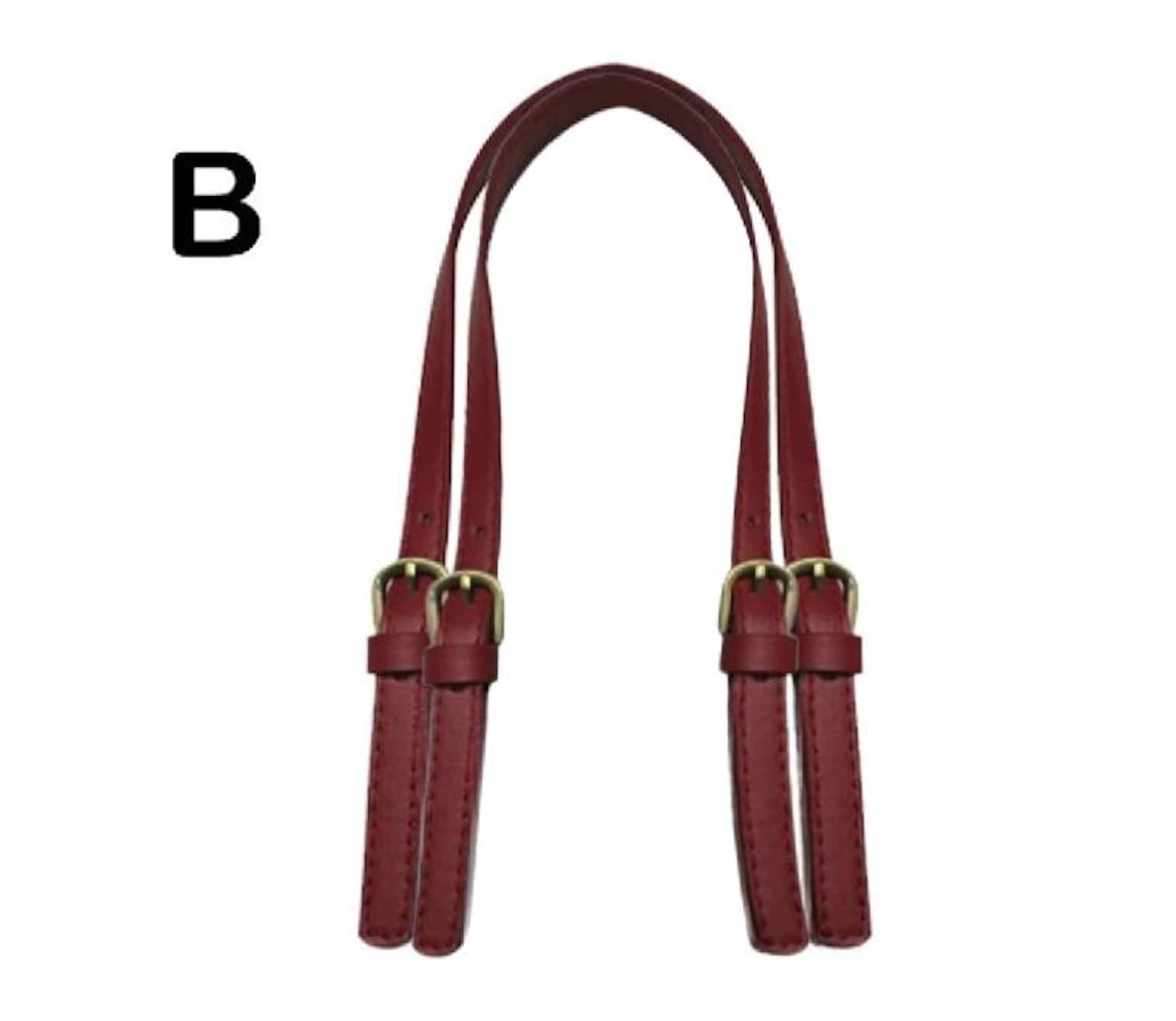 Leather Bag Handles With Buckle - Handbag Handles - Punch Hole Ready ...