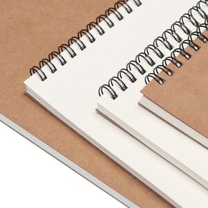 Sketchbook - A4 A5 Sketch Book - Drawing Paper - Spiral Bound Artist Sketch Pad - Watercolor ...