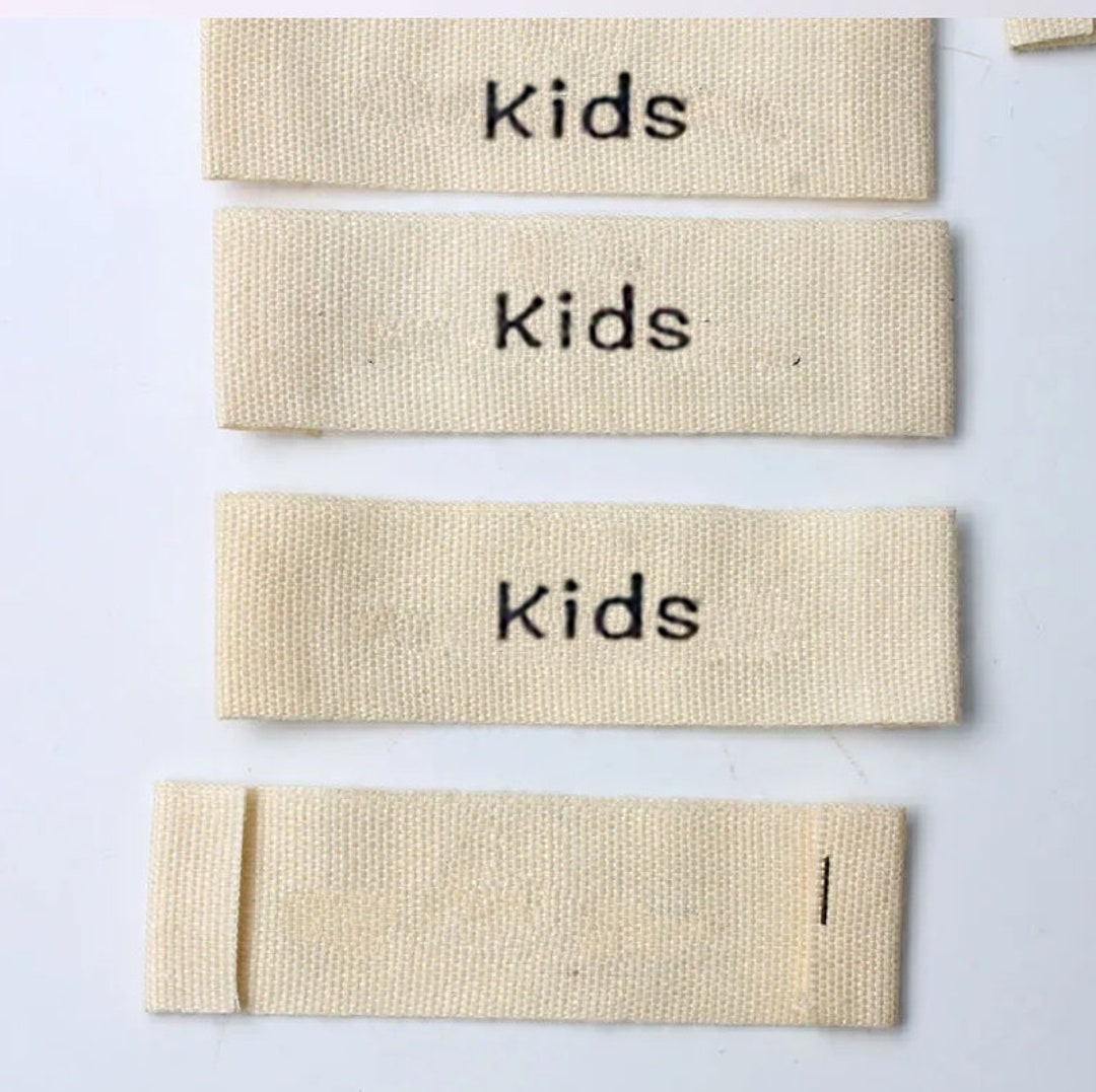 2000 Custom Clothing Labels Cotton Fabric Sew in Sew on Labels ...