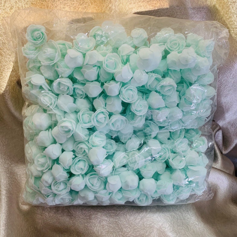 Foam Mini Roses Flower for Crafts Decoration Hair Tiaras - Etsy