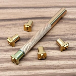 27 Pcs Letter Stamp Alphabet Punch Set Leather Craft Imprinted Metal ...