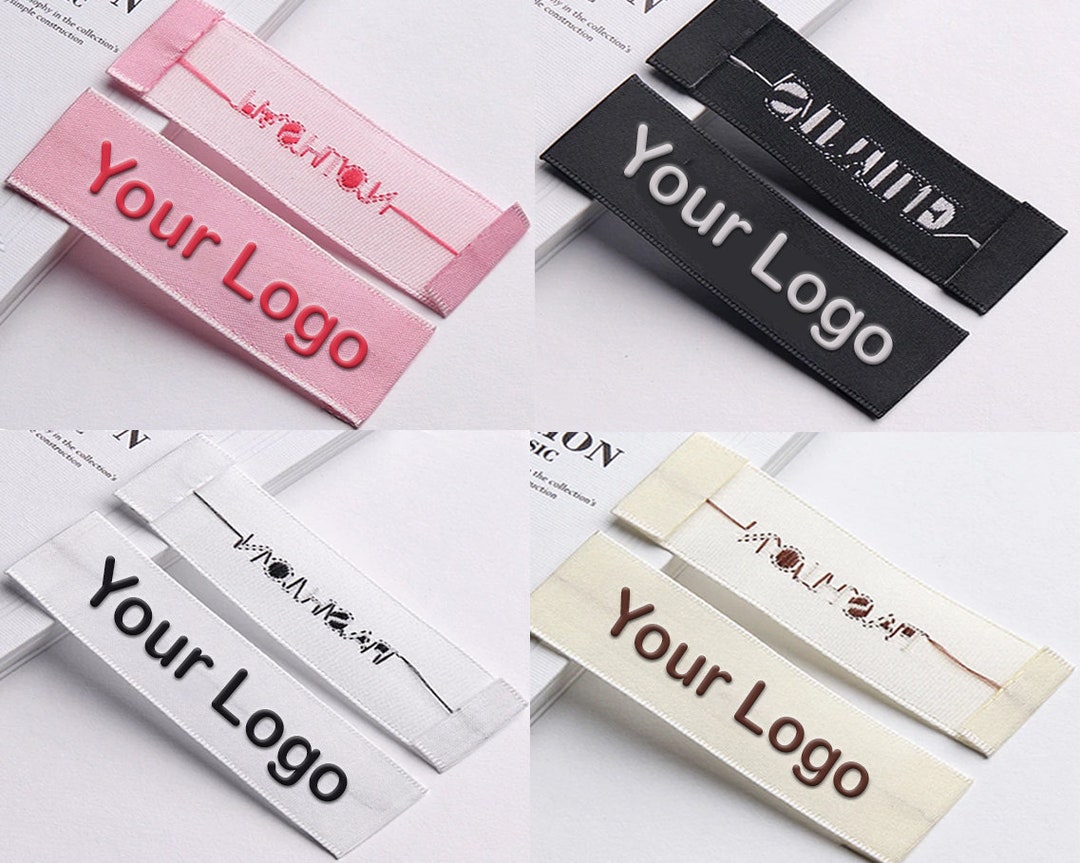1000 Personalized Clothing Labels Custom Fabric Sew in Sew on Labels ...