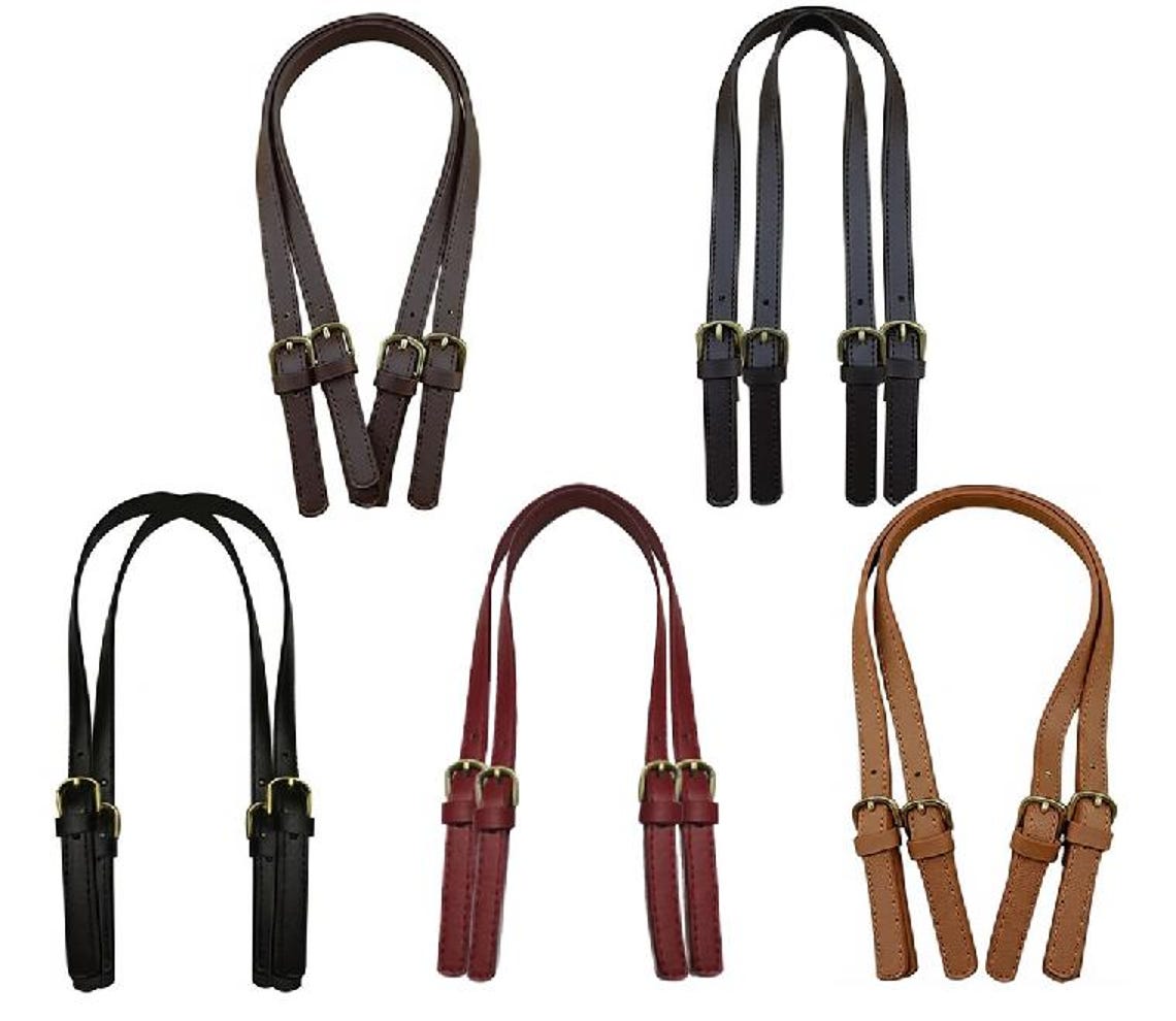 Leather Bag Handles With Buckle - Handbag Handles - Punch Hole Ready ...