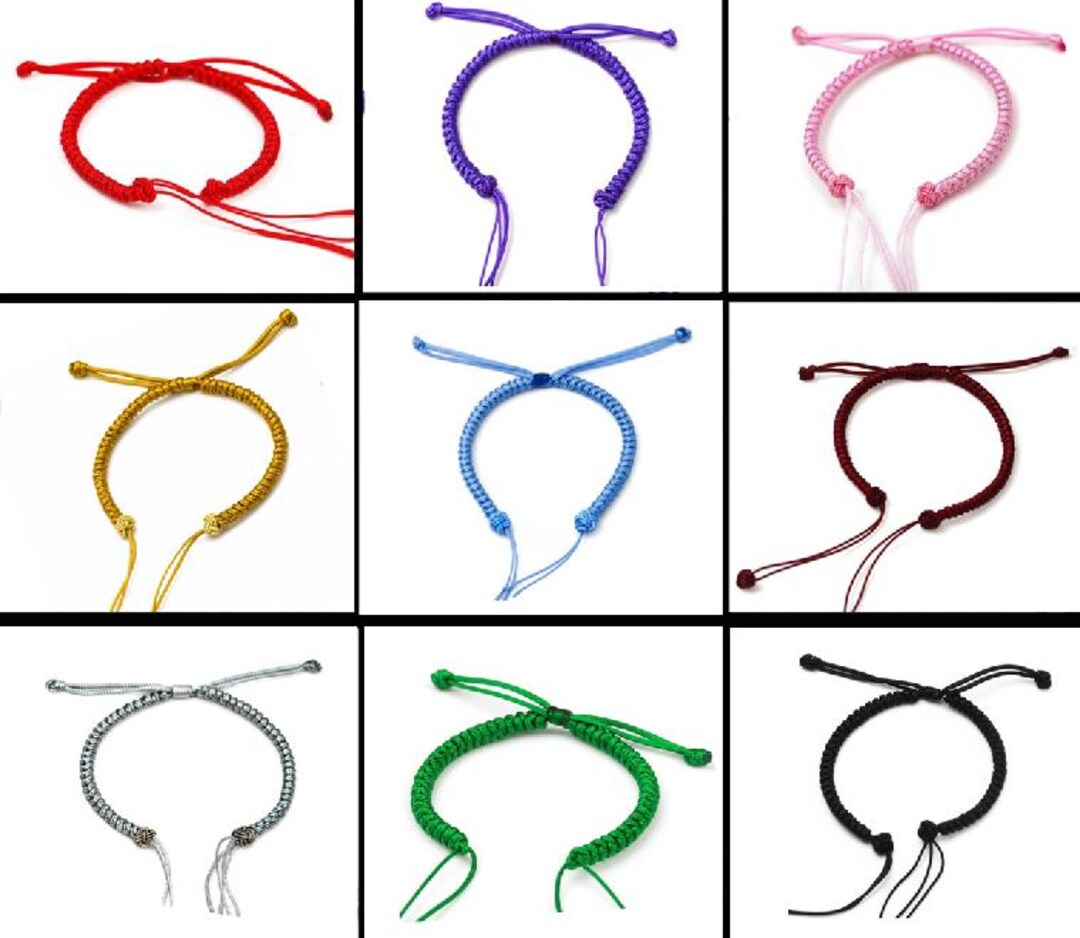 Half Finished Cord Bracelet, Jewelry Making Supplies Connector Rope ...