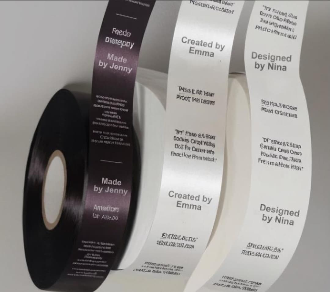 1000 Custom Clothing Labels - Washing Instructions Fabric Sew in Sew on ...