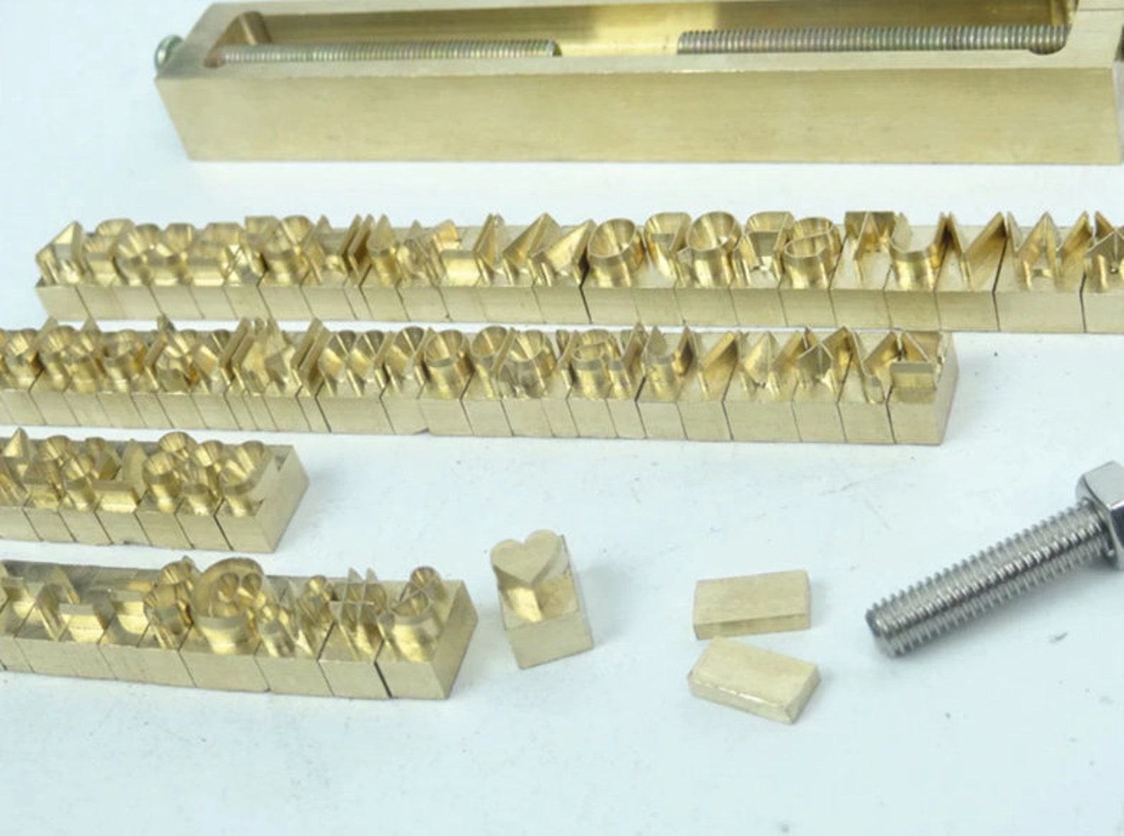 Alphabet Number Letter Stamp Punch Set Leather Craft Imprinted - Etsy