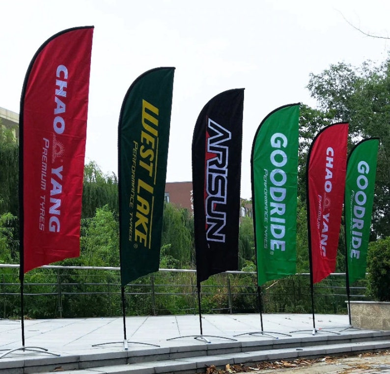 Custom Feather Flag Personalized Business Flag Boutique | Etsy