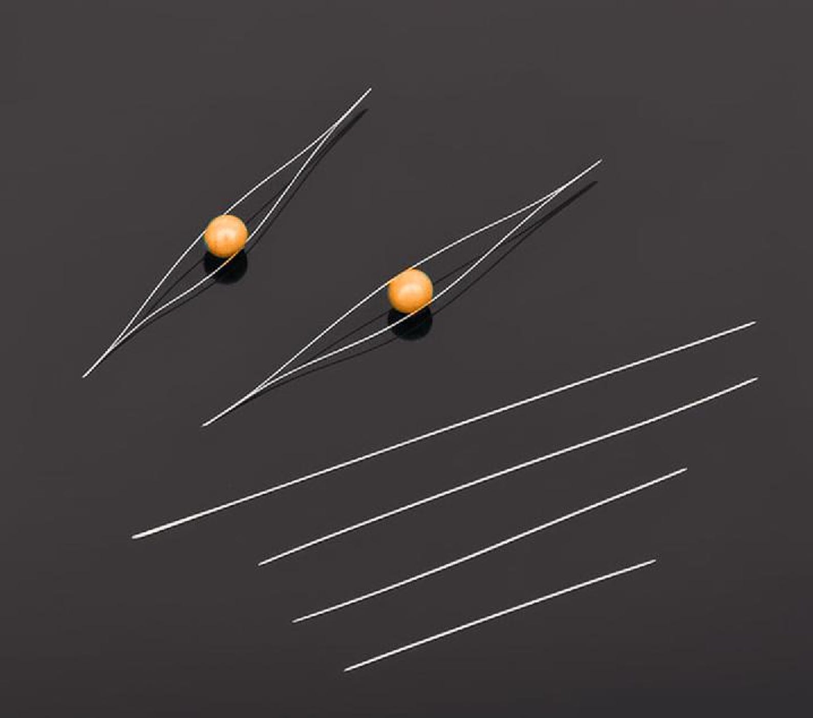 Beading Needles, Flexible Twisted Steel, Eye Beading Needles for Pearl ...