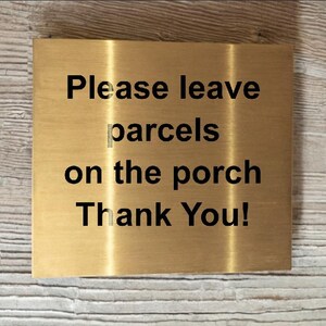 Custom Gold Sign - Personalized Gold Door Sign - Custom Made Signs for ...