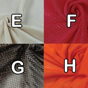 Mesh Fabric, Solid Color Mesh Fabric, Fabric by the Meter Yard, Fabric ...