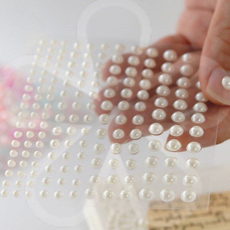 Self Adhesive Pearls - Etsy