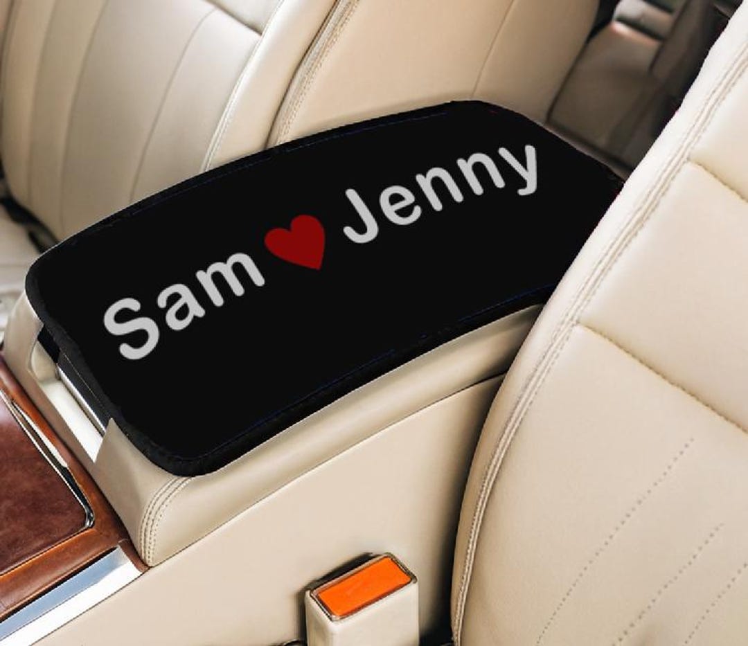 Custom Car Console Cover, Personalized Console Cover, Your Design Cover ...