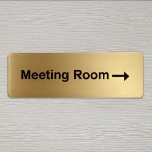 Custom Gold Sign - Personalized Gold Door Sign - Custom Made Signs for ...