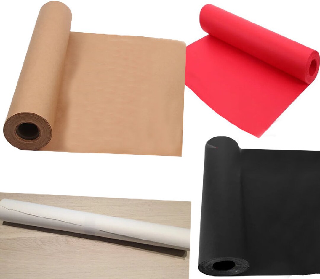 Kraft Paper for Crafts, Gifts, Tablecloth - Kraft Wrapping Paper Roll ...