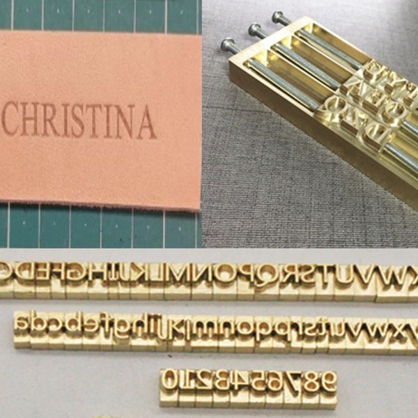 Personalized Leather Stamp Hammered - Etsy