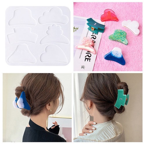 Silicone Mold Hair Clips for Resin Molds Hair Barrette UV - Etsy